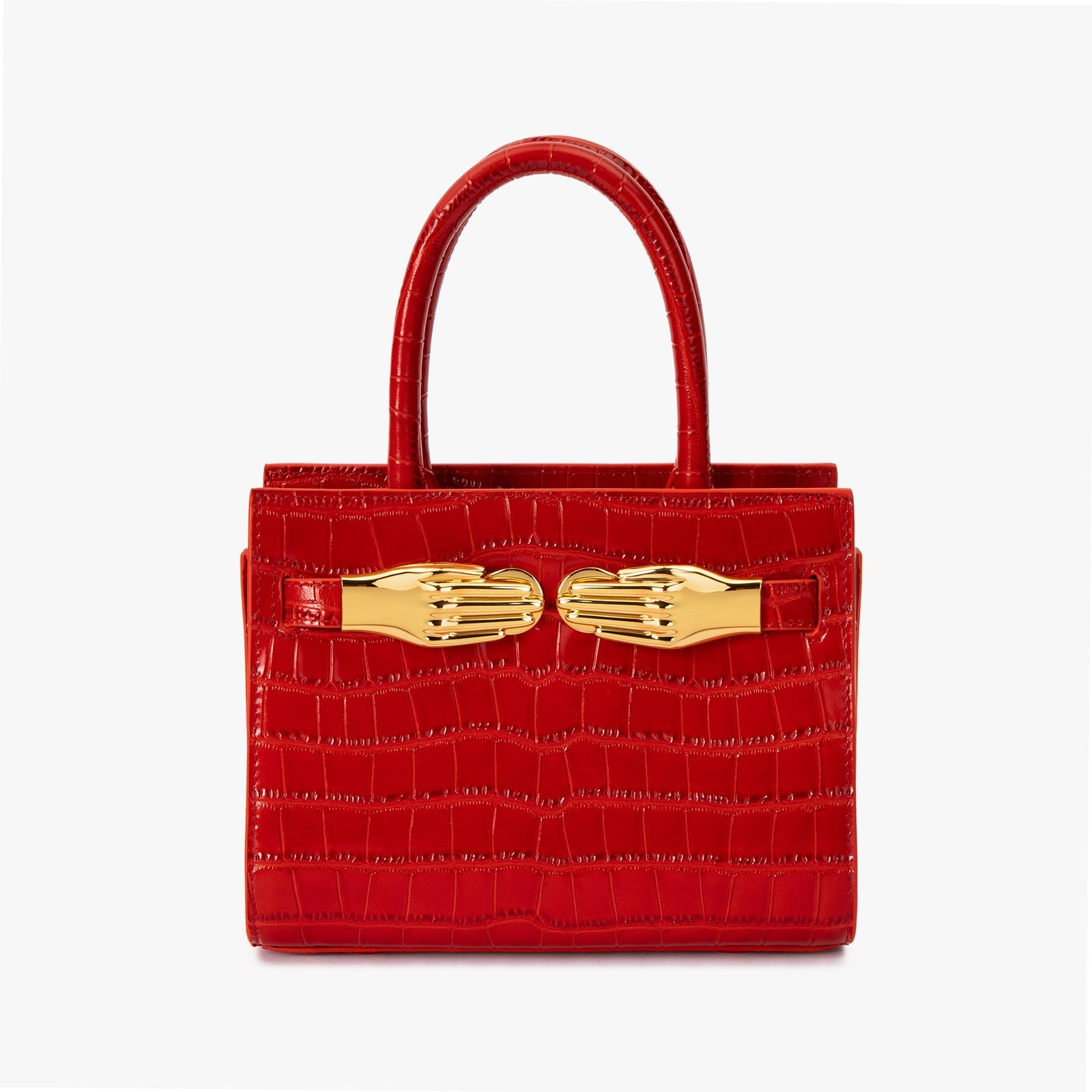 Red Small Structured Bag – ZORNNA